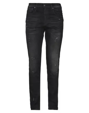 R13 Tapered Jeans With Stained Effect