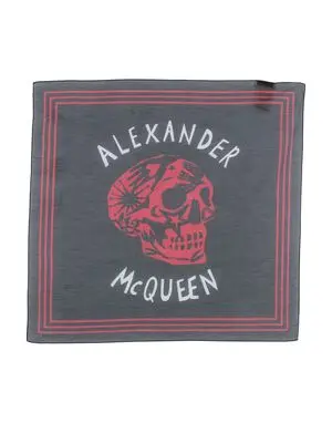 Alexander McQueen Scarf Midnight Cotton, Silk