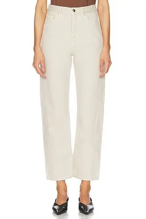 TOTEME Twisted Seam Full Length Straight Leg Jeans