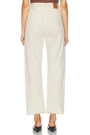 TOTEME Twisted Seam Full Length Straight Leg Jeans