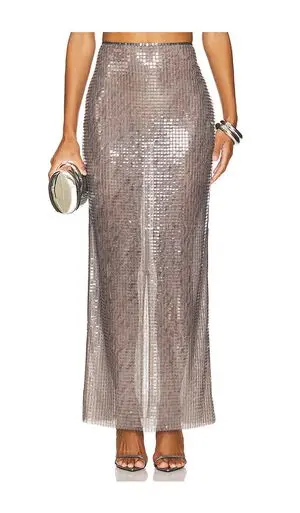 CEREN OCAK Sequin Pencil Skirt