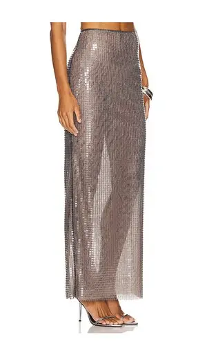 CEREN OCAK Sequin Pencil Skirt
