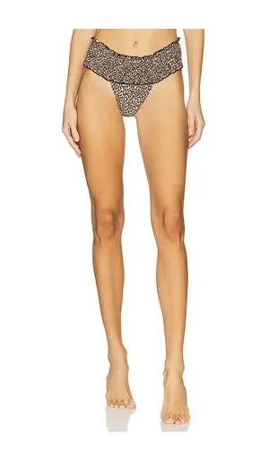 Frankies Bikinis Sofie Bikini Bottom - Baby Leopard