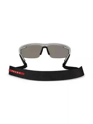 Prada Biker-style Frame Sunglasses - Grey