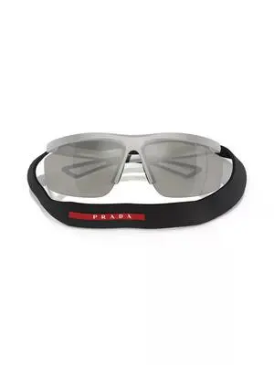 Prada Biker-style Frame Sunglasses - Grey