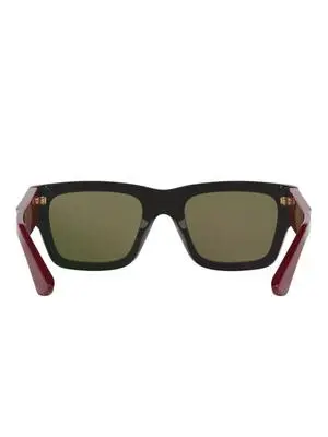 Gucci Rectangle-frame Sunglasses - Black
