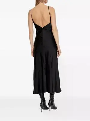 JIL SANDER Gathered Bustier Midi Dress