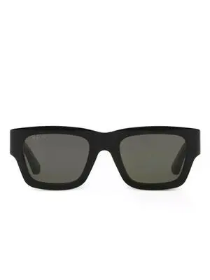 Gucci Rectangle-frame Sunglasses - Black