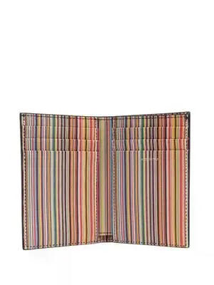 Paul Smith Signature Stripe Wallet - Grey