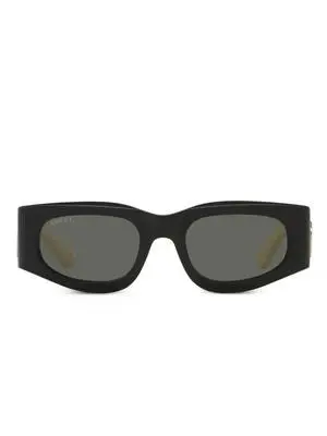 Gucci Rectangle-frame Sunglasses - Black