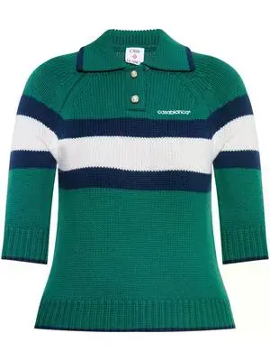 Casablanca Colour-block Polo Top