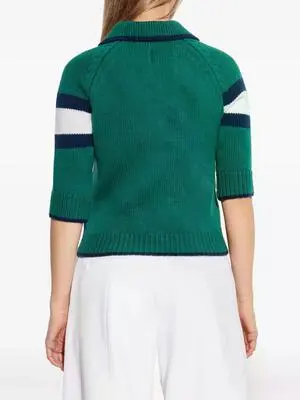 Casablanca Colour-block Polo Top