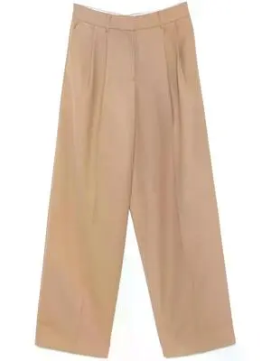 Michael Kors Pleated Wide-leg Trousers