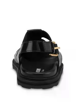 Moschino Brushed Sandals - Black