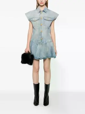 Balmain Denim Mini Dress