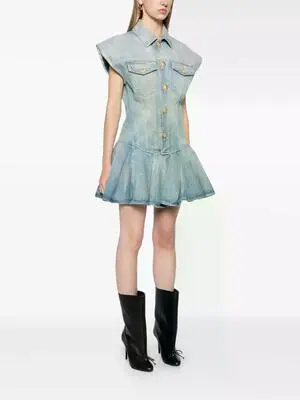 Balmain Denim Mini Dress