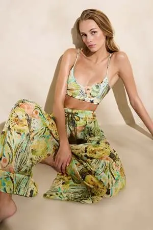 MARIE OLIVER Ariel Pant - Aloe