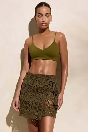 MARIE OLIVER Raina Skirt - Juniper Green