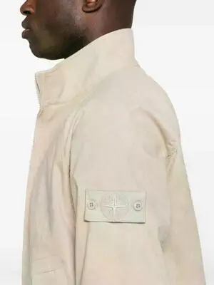Stone Island Alcantara Ghost Bomber Jacket