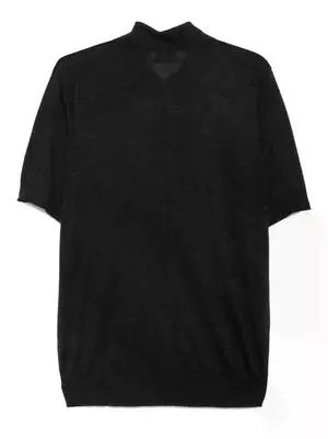 Brunello Cucinelli Fine-knit Polo Shirt - Grey