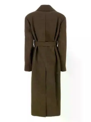JIL SANDER Belted Coat - Brown