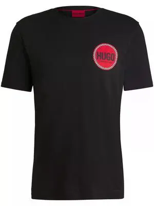 Hugo Logo-print T-shirt - Black