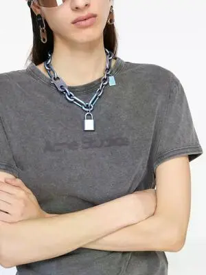 Acne Studios Padlock Chain Necklace