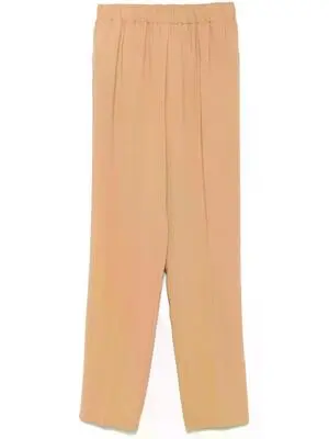 FORTE_FORTE Cady Crepe Trousers - Brown