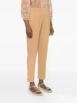 FORTE_FORTE Cady Crepe Trousers - Brown