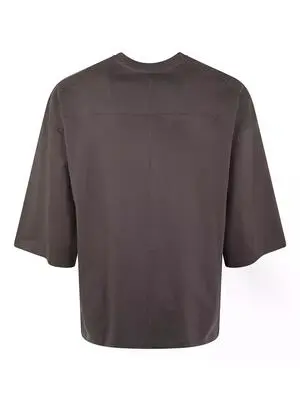 THOM KROM Crew-neck Cotton T-shirt - Brown