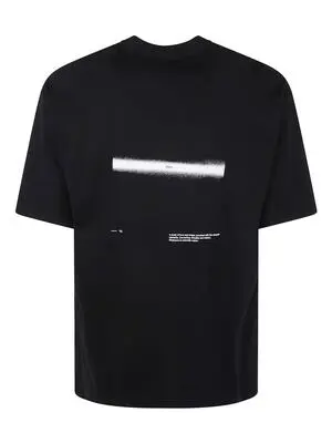 THOM KROM Graphic-print Cotton T-shirt - Black