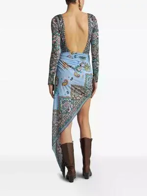 Etro Asymmetric Mini Dress