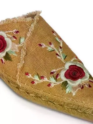 Etro Floral Embroidered Espadrilles