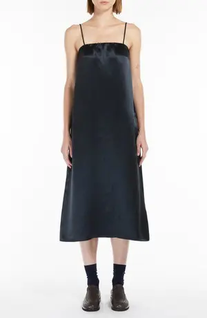 MM BY MAX MARA Mm Aerosi Sleeveless Satin Midi Dress