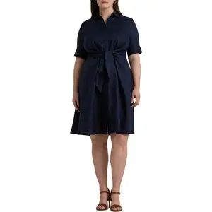 Button-Front Shirtdress
