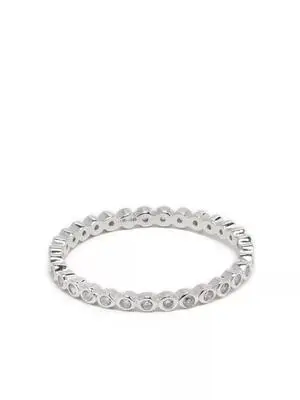 ESHVI Crystal Eternity Ring - Silver