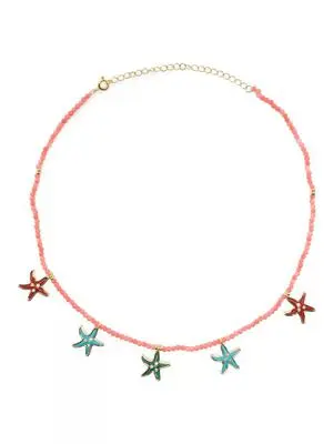 ESHVI Starfish Pearl Necklace - Pink