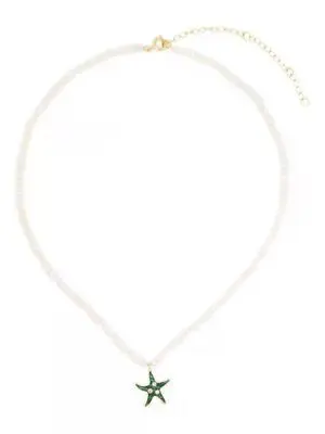 ESHVI Pearl Chain Necklace - Neutrals