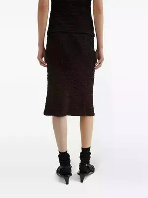 JIL SANDER High-waist Midi Skirt