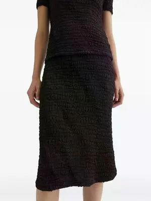 JIL SANDER High-waist Midi Skirt