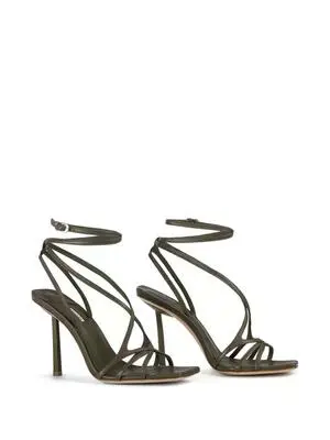 LE SILLA 95mm Belen Sandals - Green