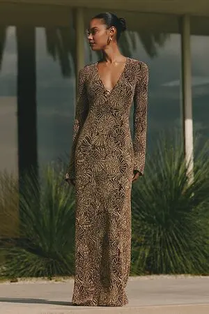Show Me Your Mumu Lopez Dress - Brown Pattern
