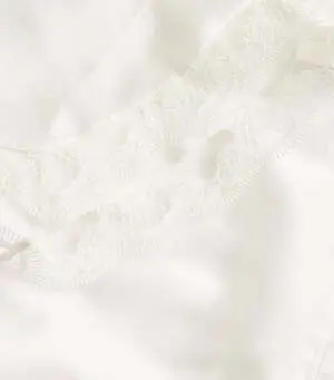 Simone Perele Silk-blend Shorts - White