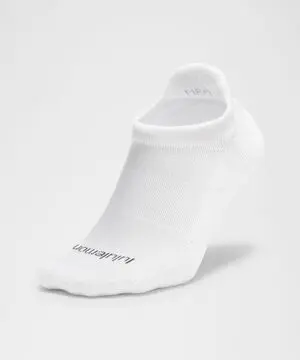 Lululemon Daily Essential Tab Socks - White/heathered Core Light Grey/black