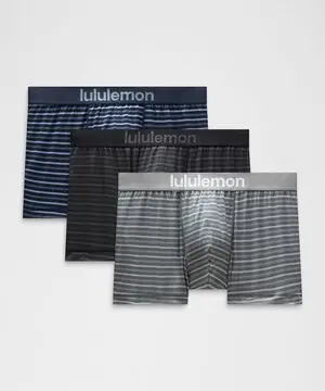 Lululemon Always In Motion Boxer Brief 3 - Propagate Stripe Mini Graphite Grey Black/propagate Stripe Mini Prep Blue True Navy/propagate Stripe Mini Feather Grey Onyx Grey