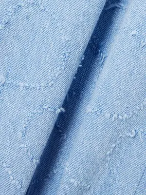 DESTREE Yoshimoto Frayed High-rise Wide-leg Jeans