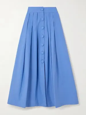 DESTREE Irving Pleated Midi Skirt