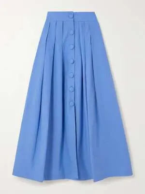 DESTREE Irving Pleated Midi Skirt