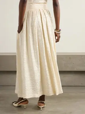 DESTREE Irving Pleated Midi Skirt