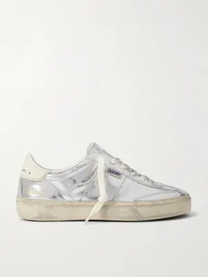 Golden Goose Silver Tone Shoes For Women